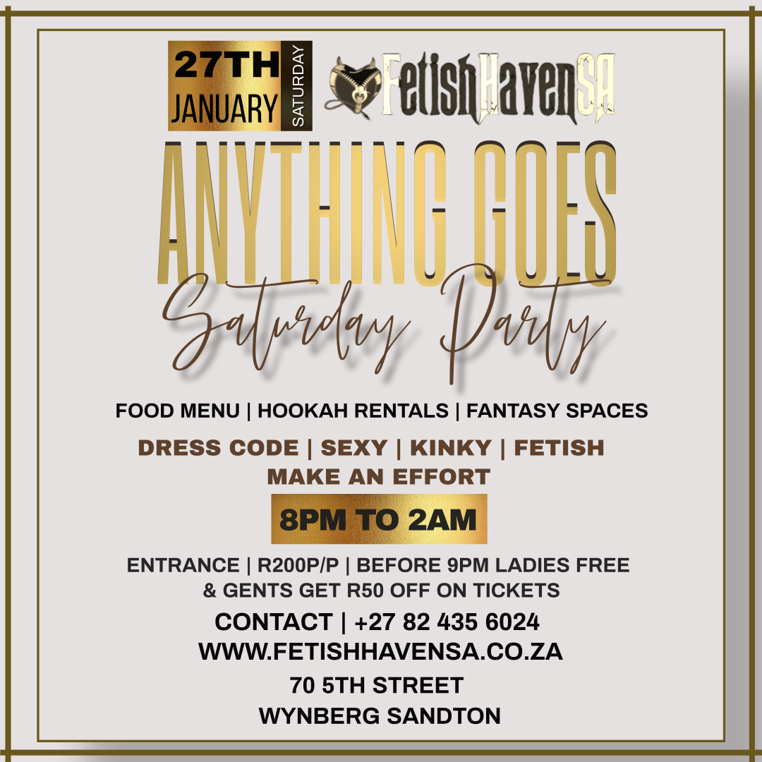 Anything goes party – Fetish Haven SA